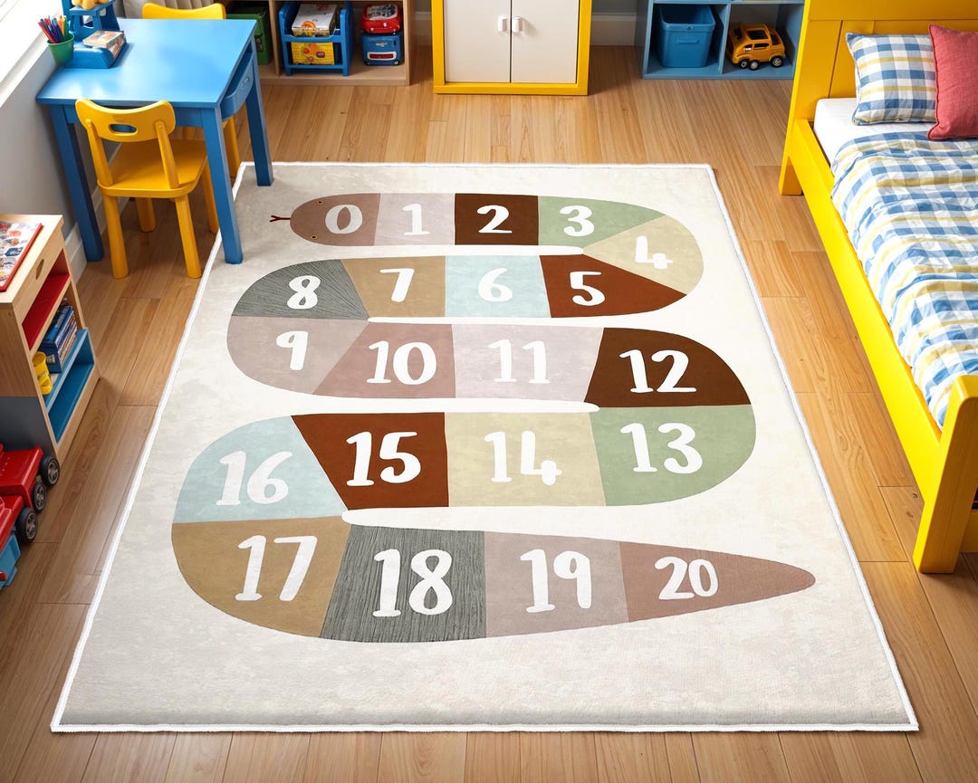 Number Learning Kids Mat,hopscotch Kids Play Mat, best Educational Kid ...