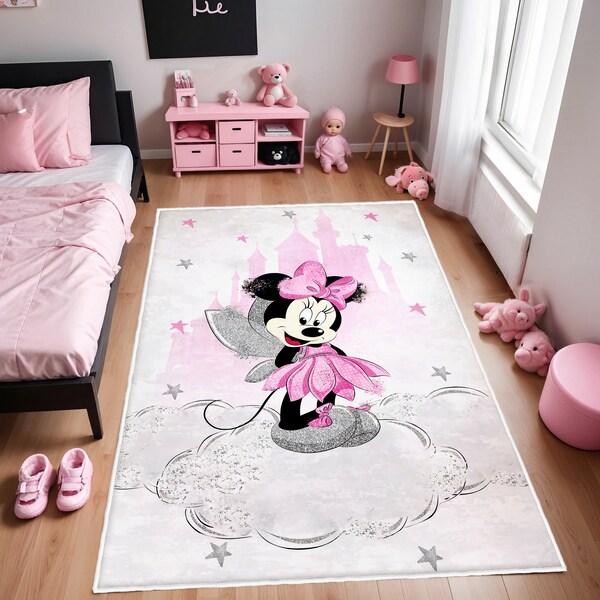 Minnie Mouse Rug - Etsy
