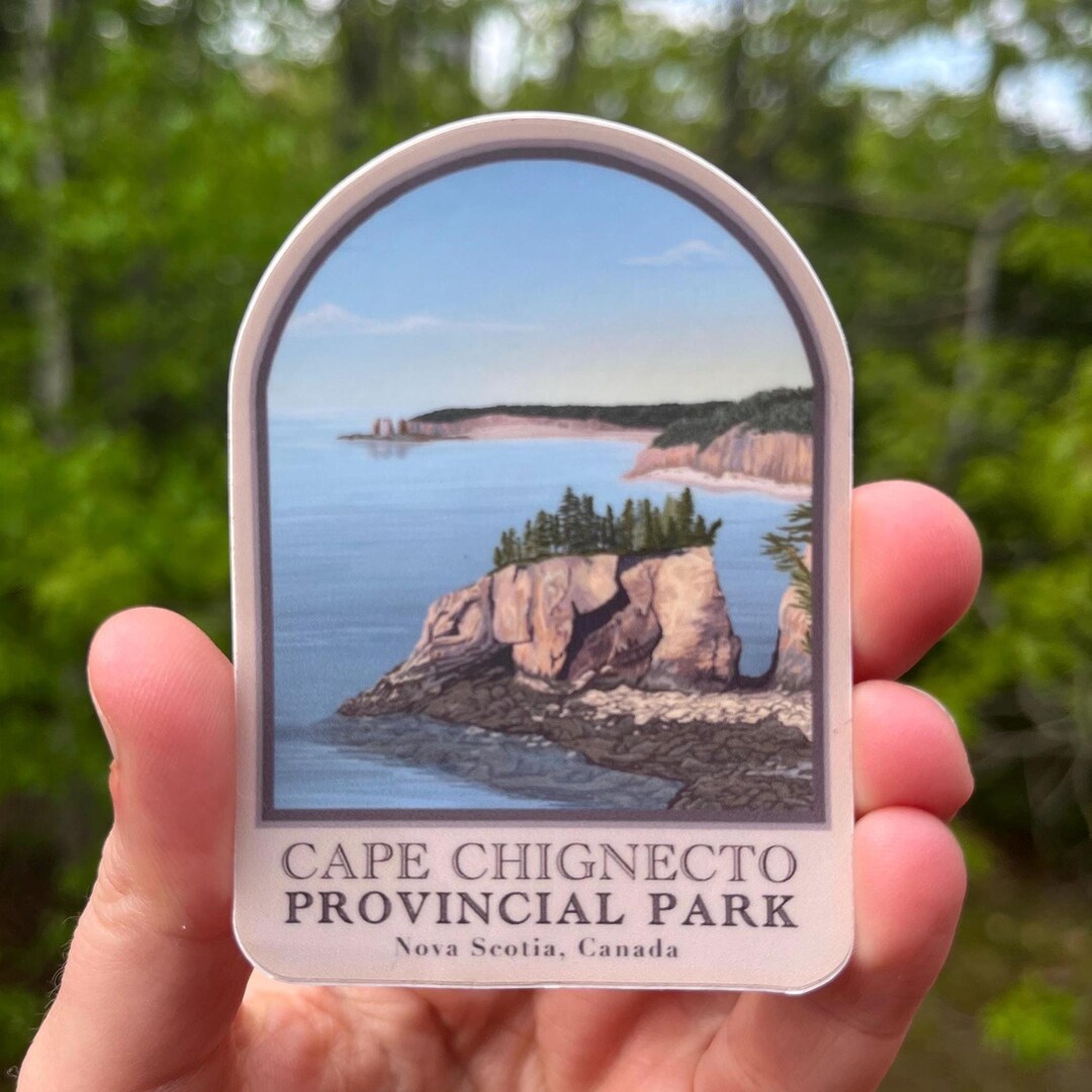 Cape Chignecto Provincial Park Stickers & Magnets | Nova Scotia - Etsy
