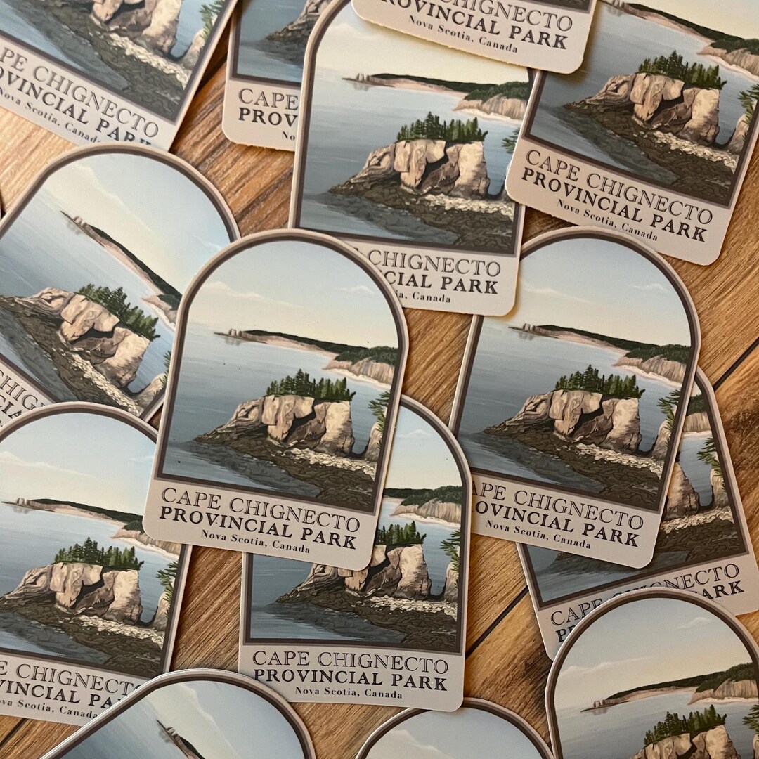Cape Chignecto Provincial Park Stickers & Magnets | Nova Scotia - Etsy