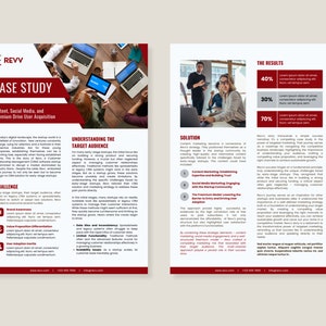 Case Study Template Canva Case Study Template Editable Case Study ...