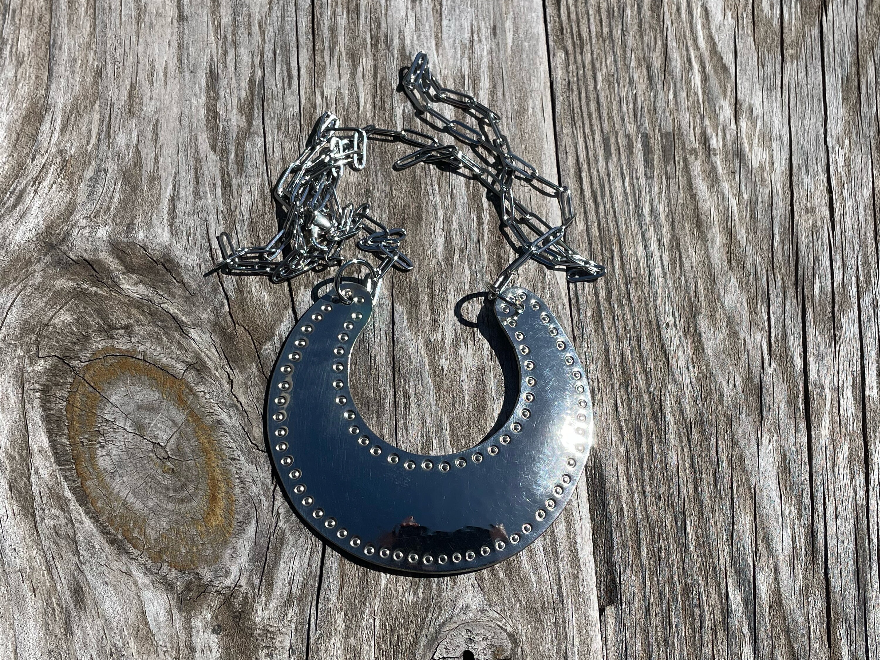 Hammered Nickel Silver Gorget - Etsy