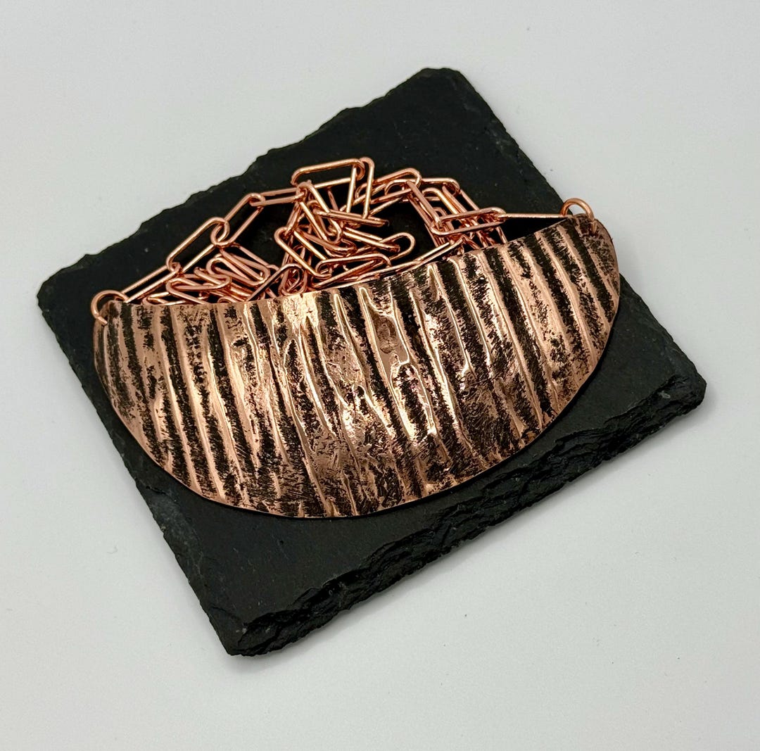 Hammered Copper Gorget - Etsy