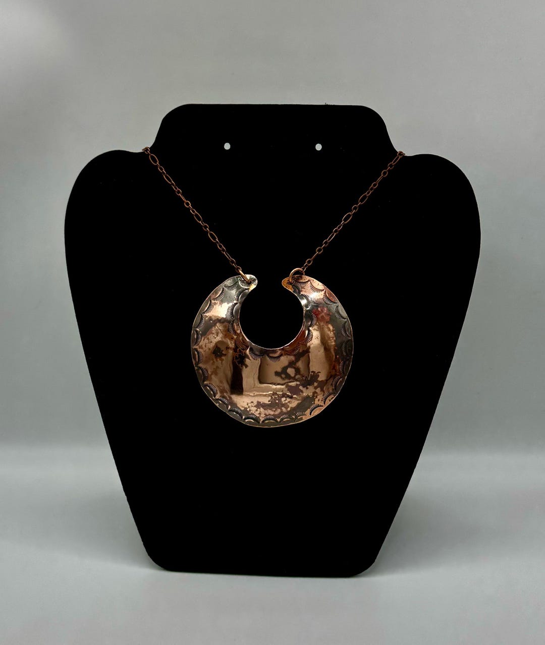 Burnt Copper Gorget - Etsy