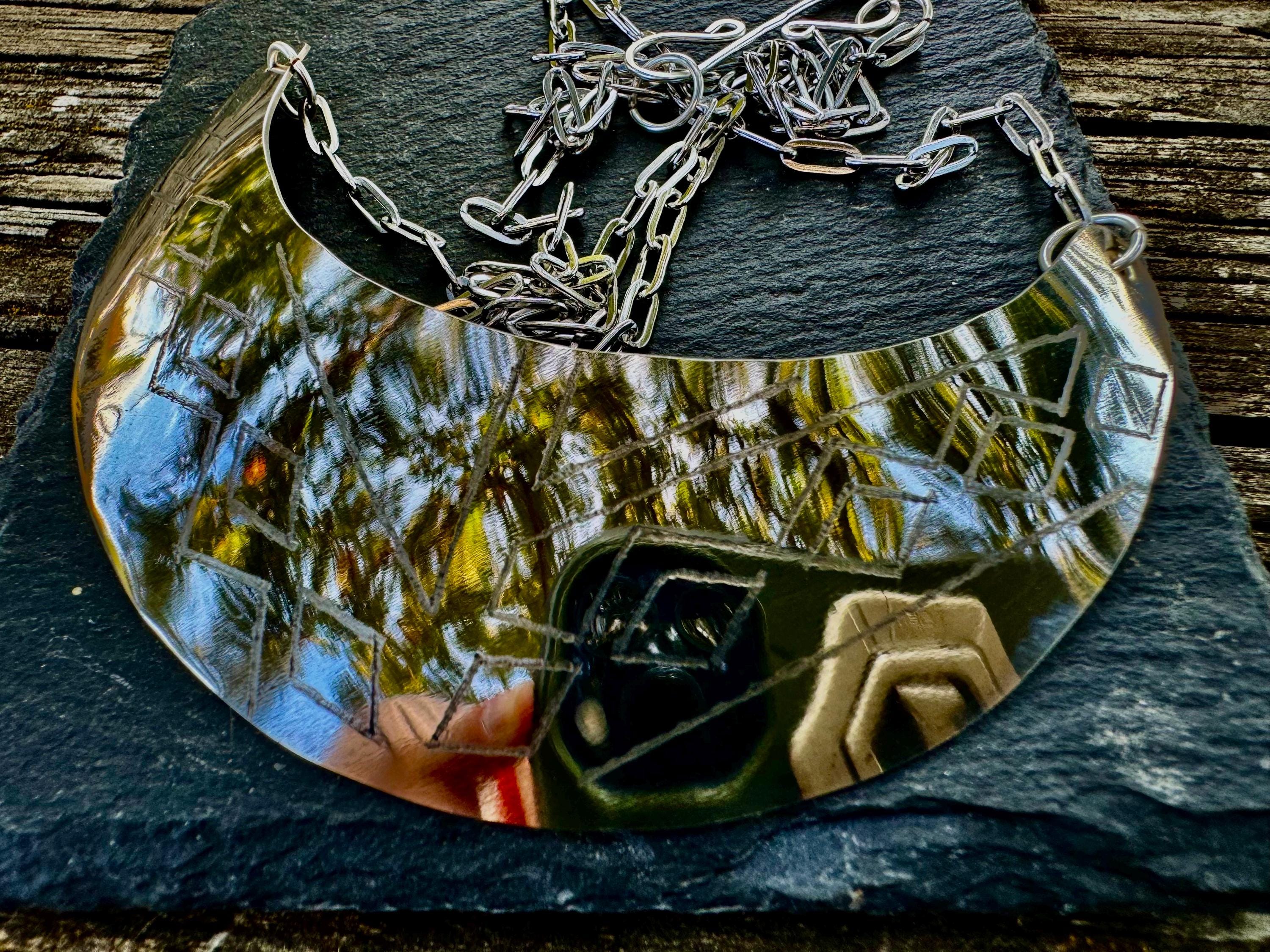 Nickel Silver Gorget Choctaw Diamond Motif - Etsy