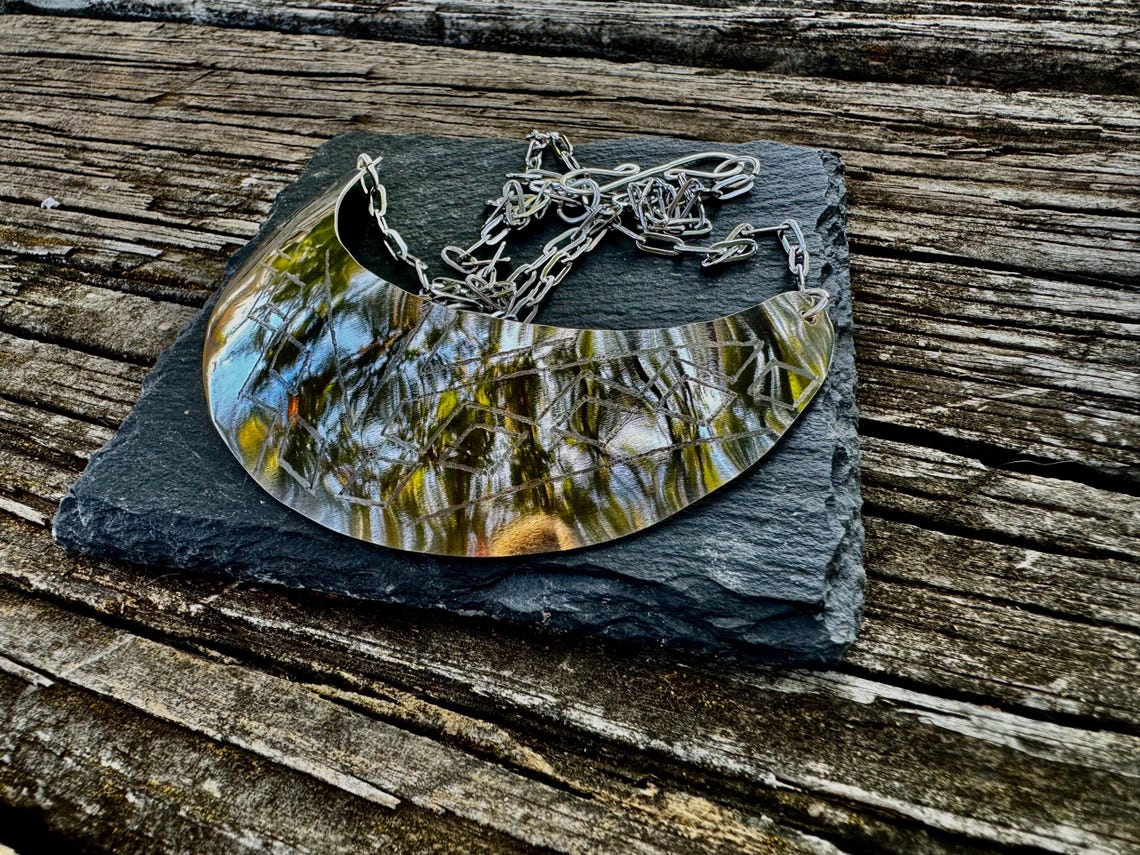 Nickel Silver Gorget Choctaw Diamond Motif - Etsy