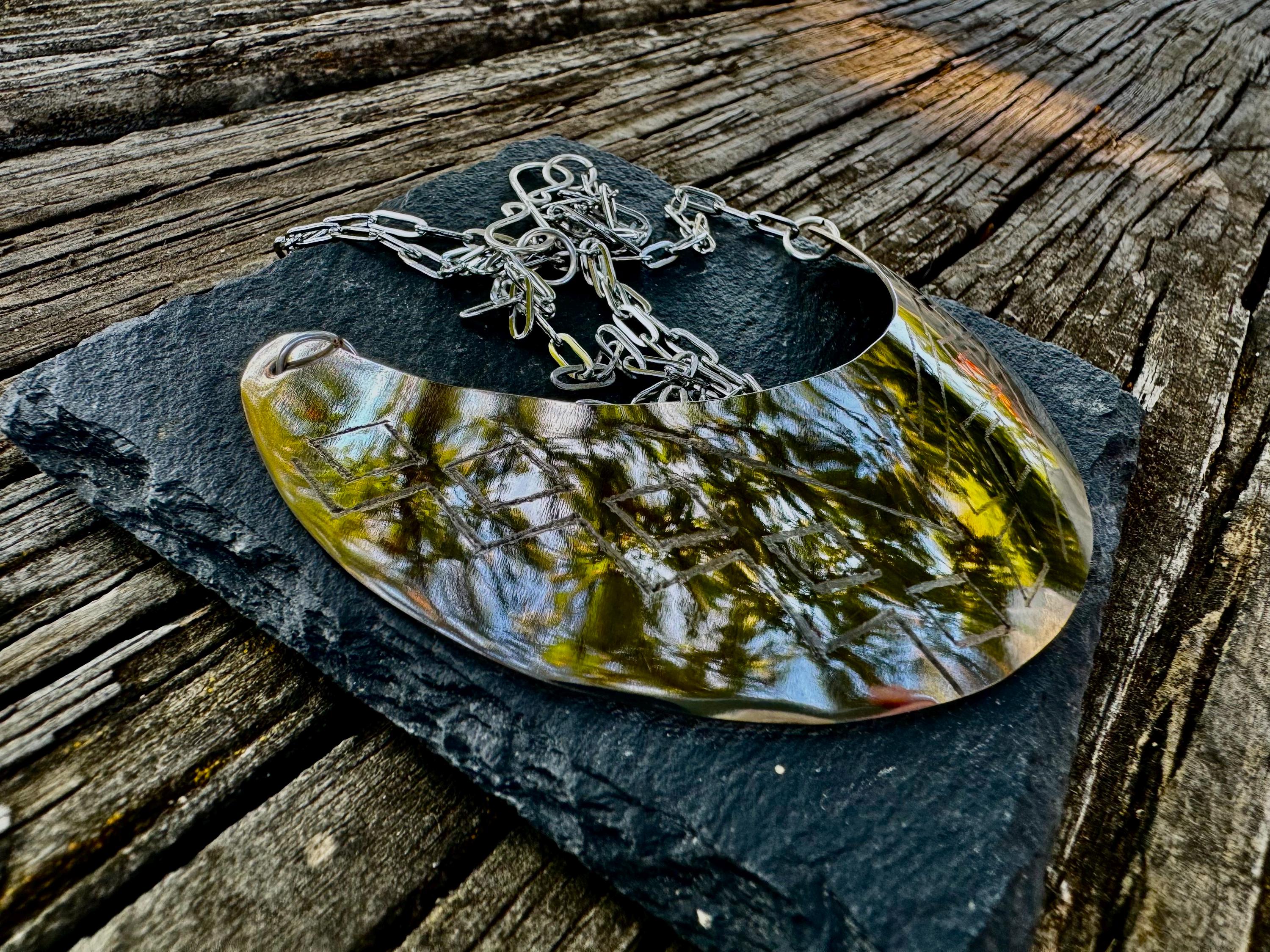 Nickel Silver Gorget Choctaw Diamond Motif - Etsy