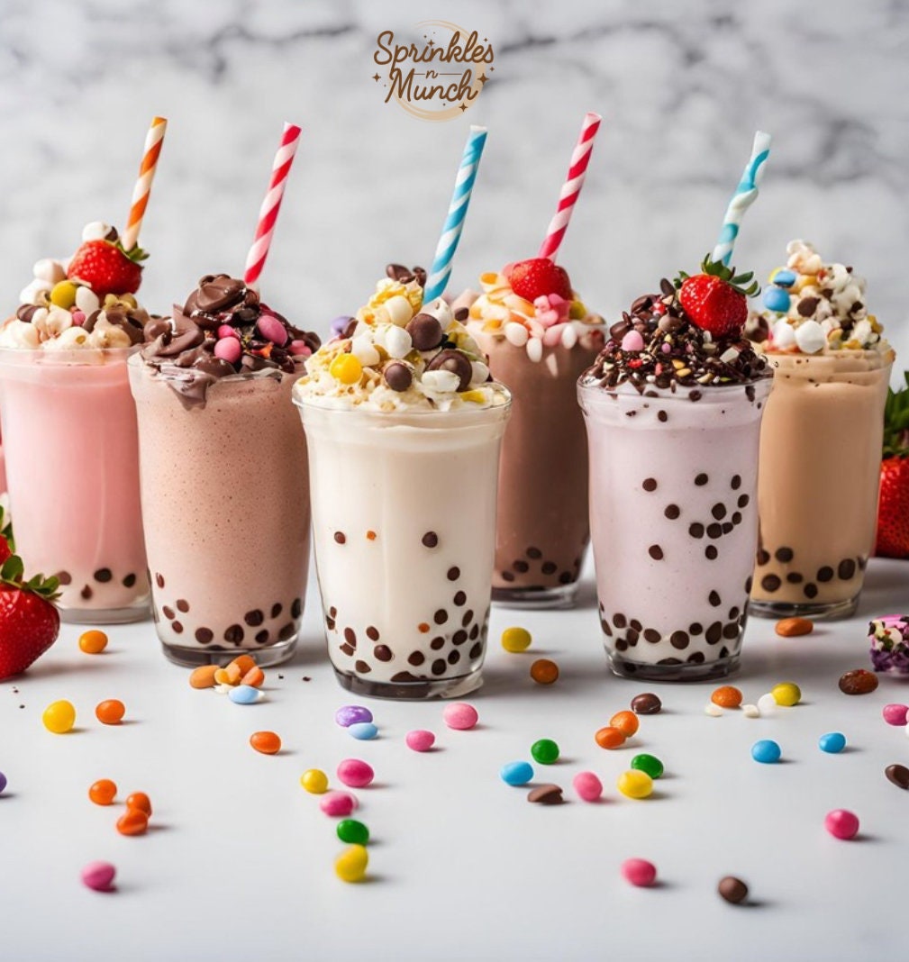 Ultimate Milkshake Gift Kit, Large DIY Drinks Hamper Chocolate Gift ...