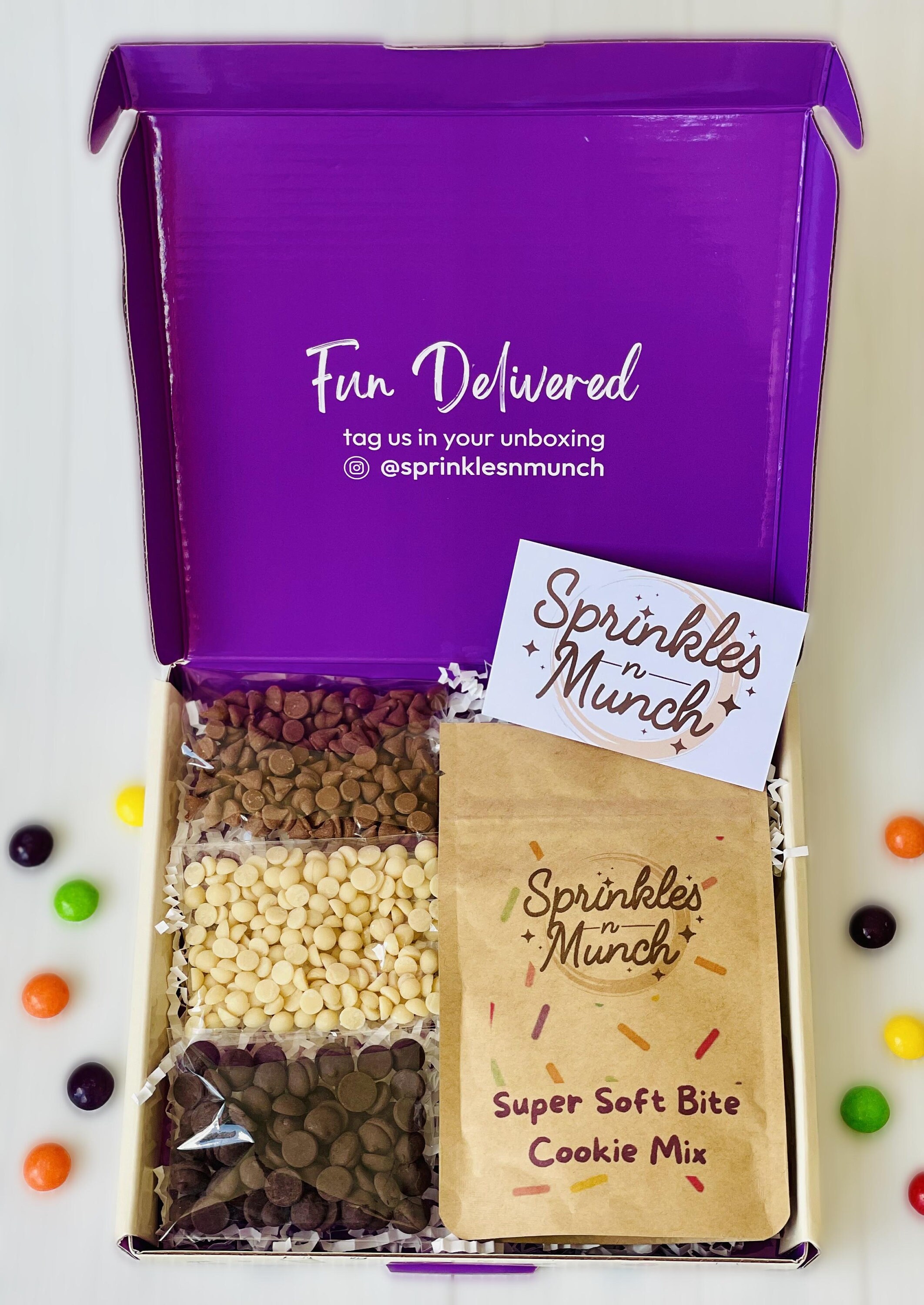 Kid's Baking Kit, Make Your Own Super Soft Bite Triple Chip Cookies ...