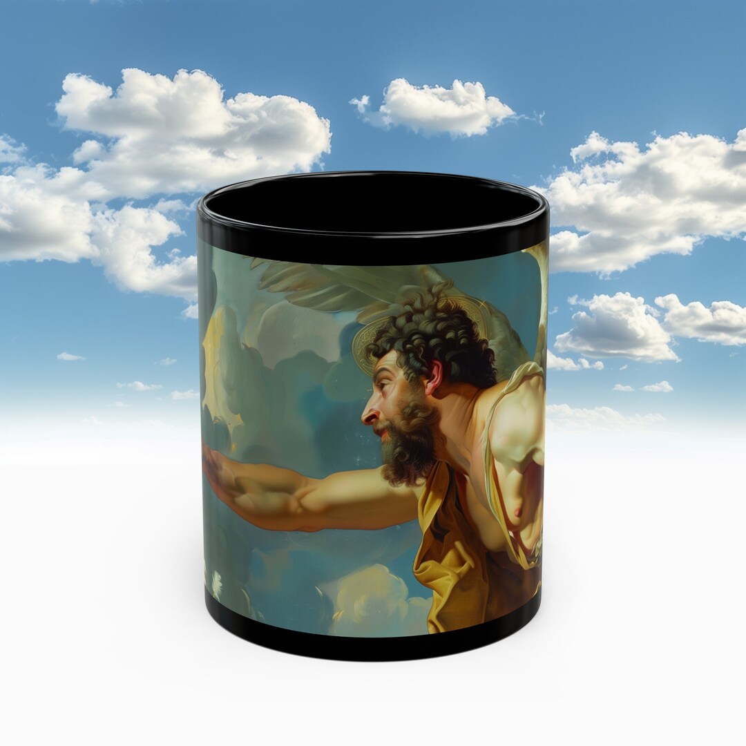 Classical Angel Mug, Renaissance Mug, Michelangelo, Unique Coffee Mug ...