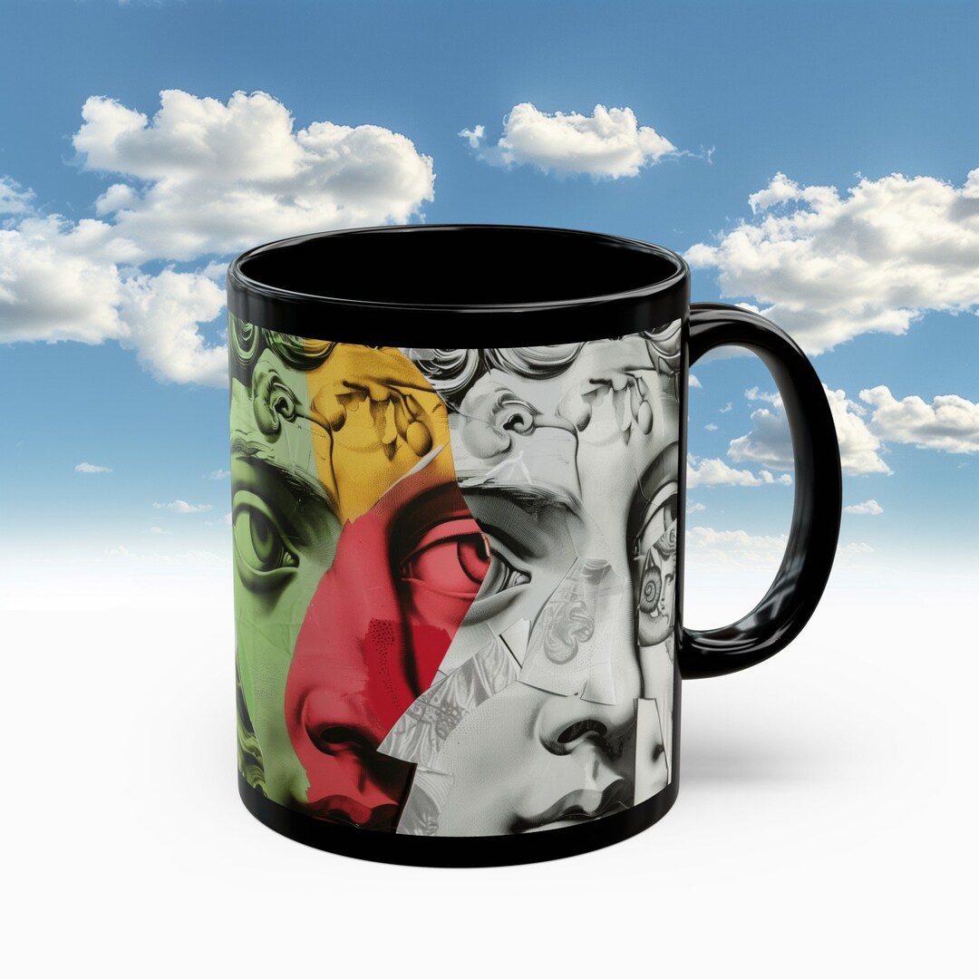 Modern Art Mug, Colorful Mug, Art Teacher Gift, Abstract Art Coffee Mug ...