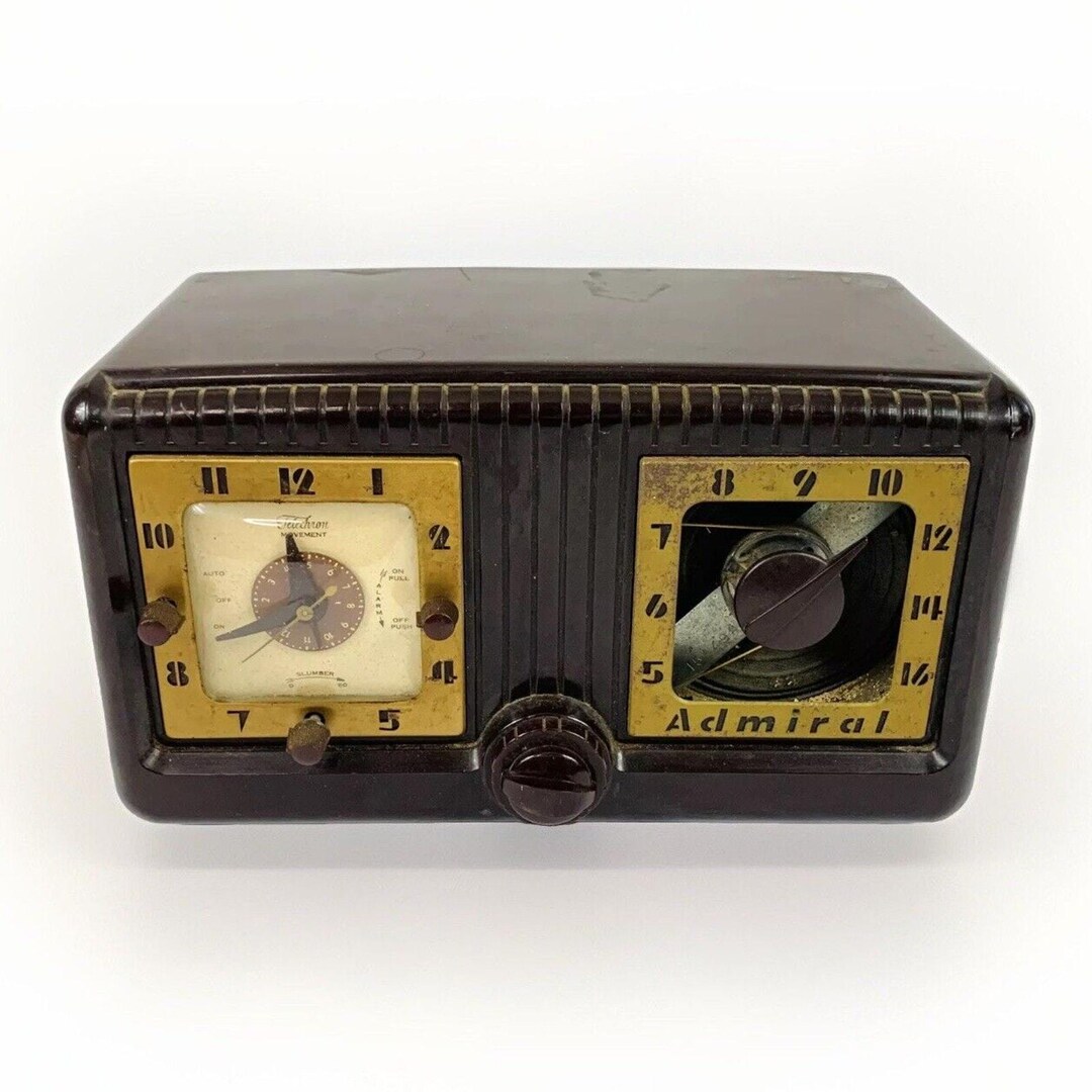 1941 ADMIRAL Bakelite Art Deco Tube Radio Model 5G22 Parts / Repair - Etsy