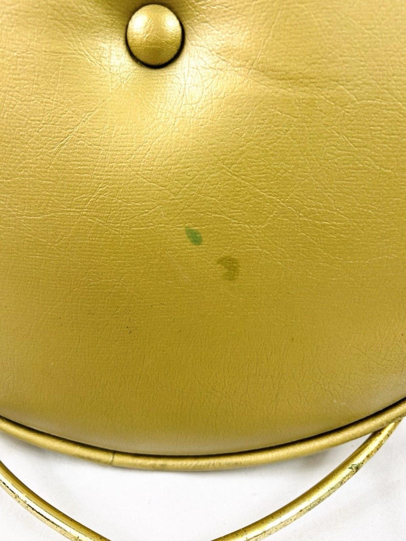 Vintage MCM George Koch & Sons Gold Vanity Chair Stool Hollywood ...