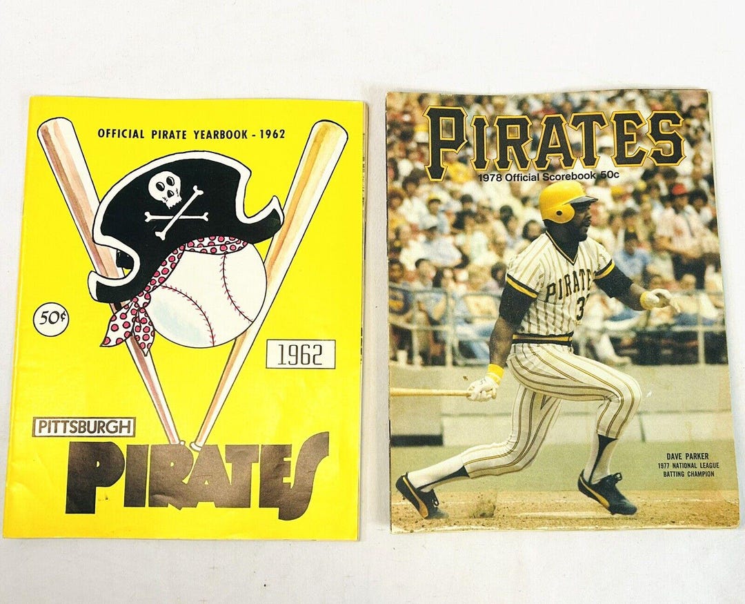 Vtg Pittsburg Pirate Offical Yearbook 1962 & 1978 Scorebook - Great ...