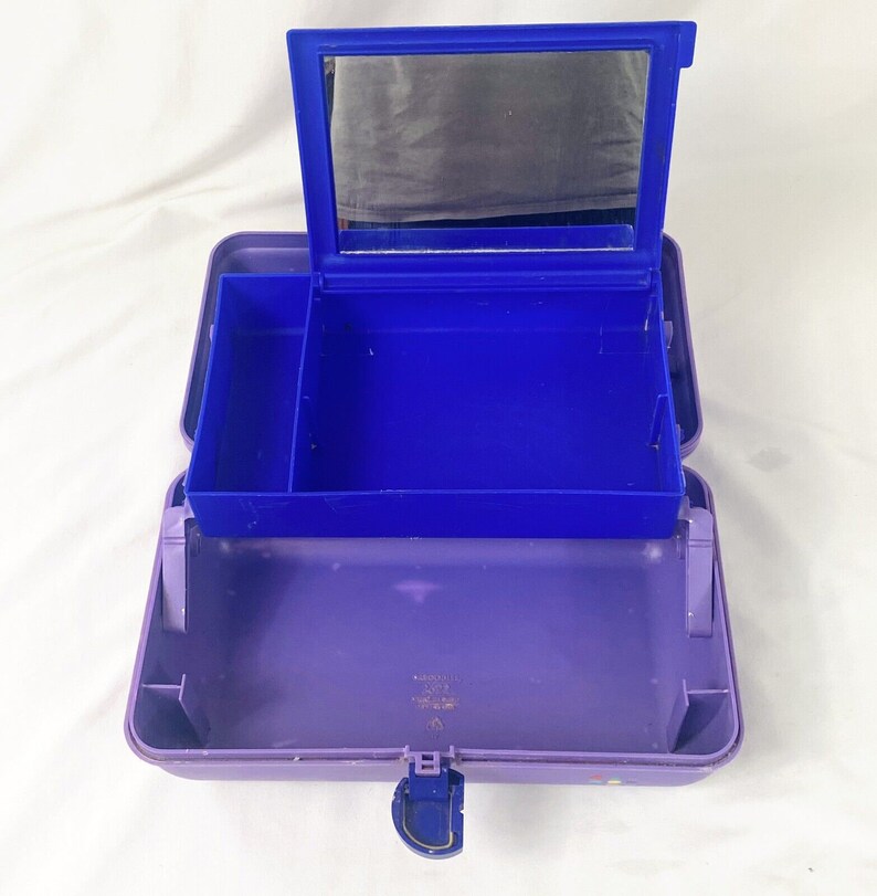 Vintage Caboodles Makeup Organizer Case Portable USA Retro Storage Box ...