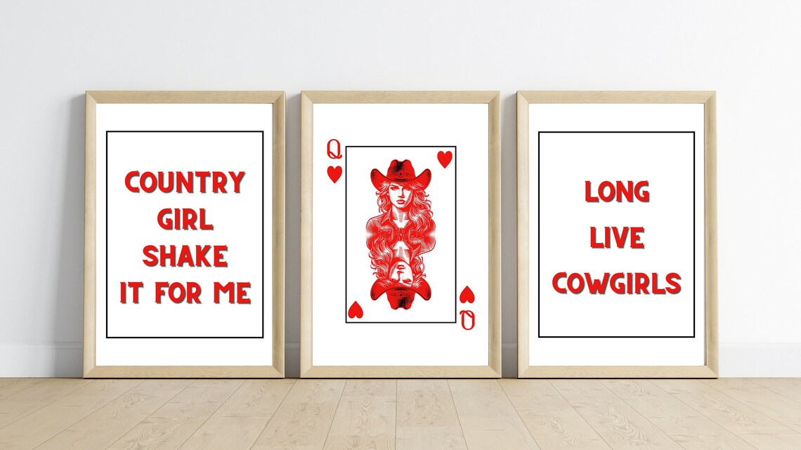Cowgirl Western Prints, Cowgirl Printables, Preppy Western Prints ...