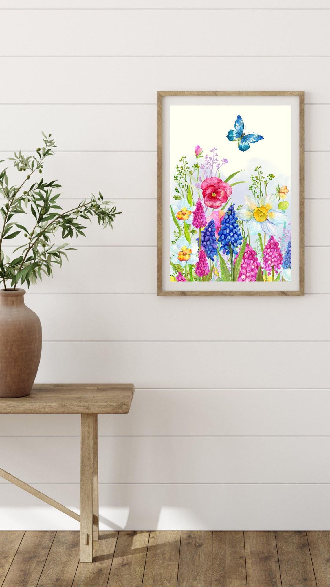 Wildflower Print, Watercolor Flowers Print, Floral Instant Art ...