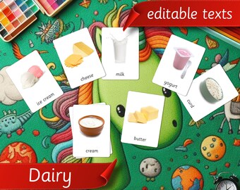 FARM ANIMALS 18 Printable Flash Cards Motessori Method Learning ...
