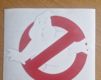 GHOSTBUSTERS Movie Prop STICKER Logo Large Car Door DECALS Classic Ecto ...