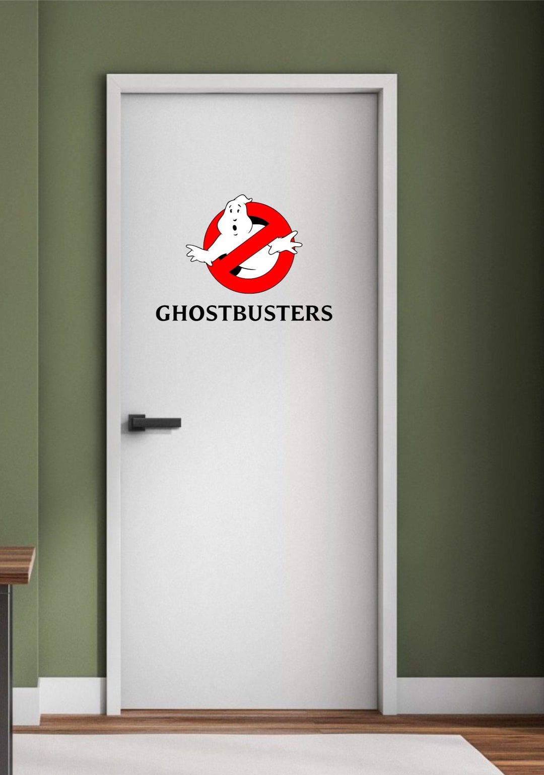 Ghostbusters Logo Door Sticker - Etsy