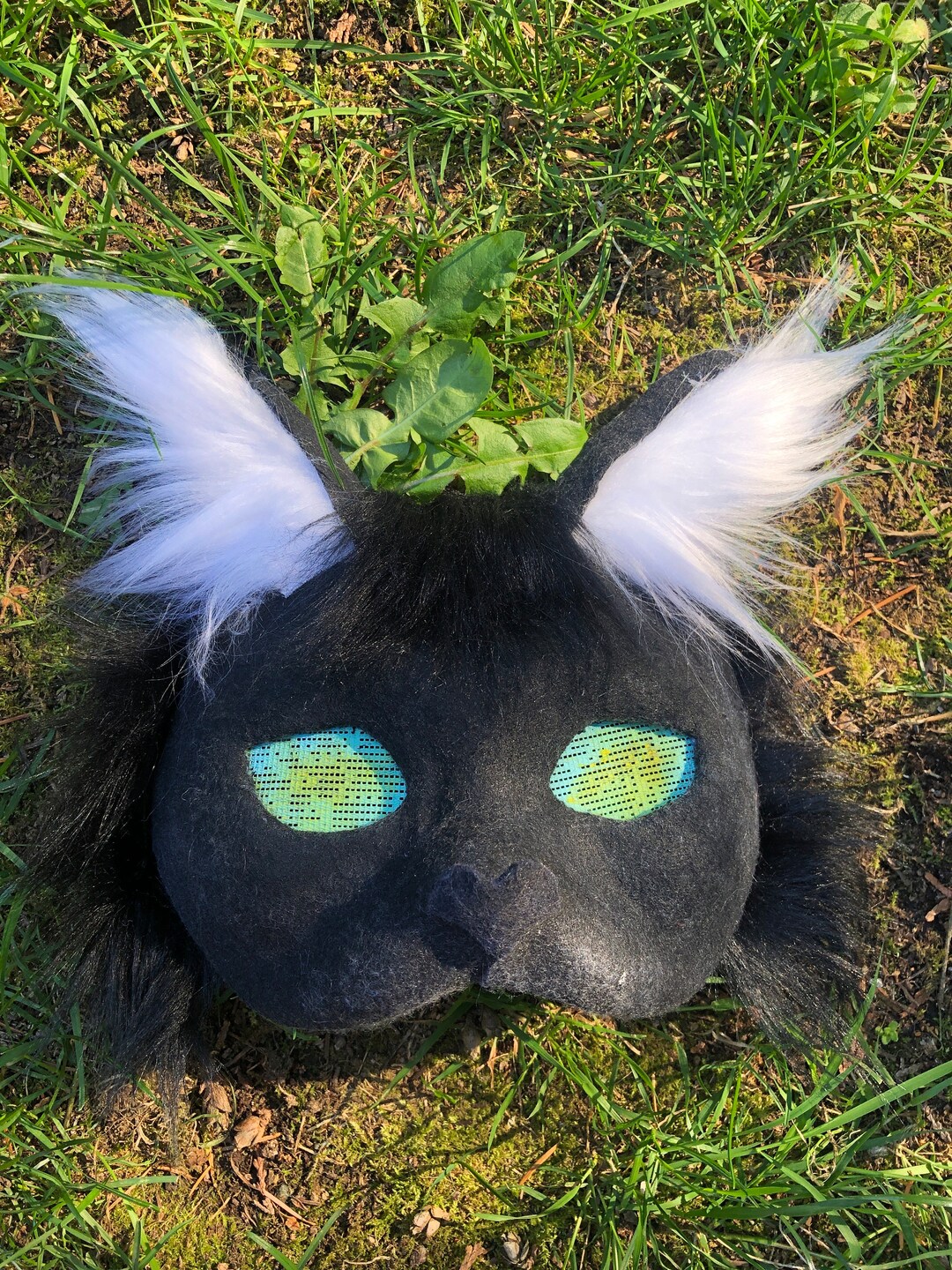 Black Cat Quadrobist Therian Mask - Etsy