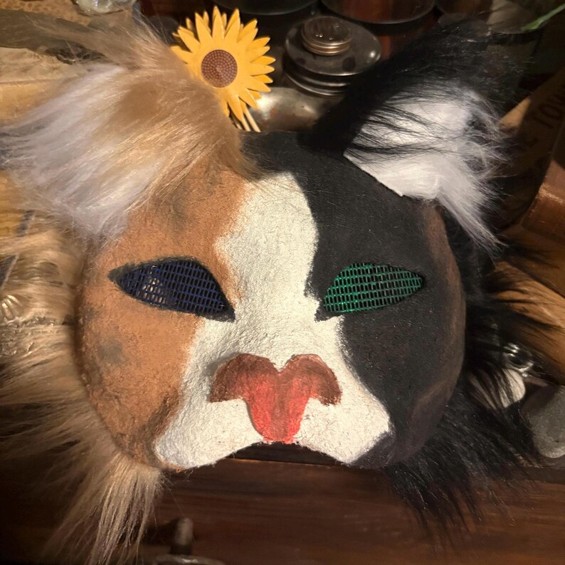 Calico Cat Therian Mask - Etsy