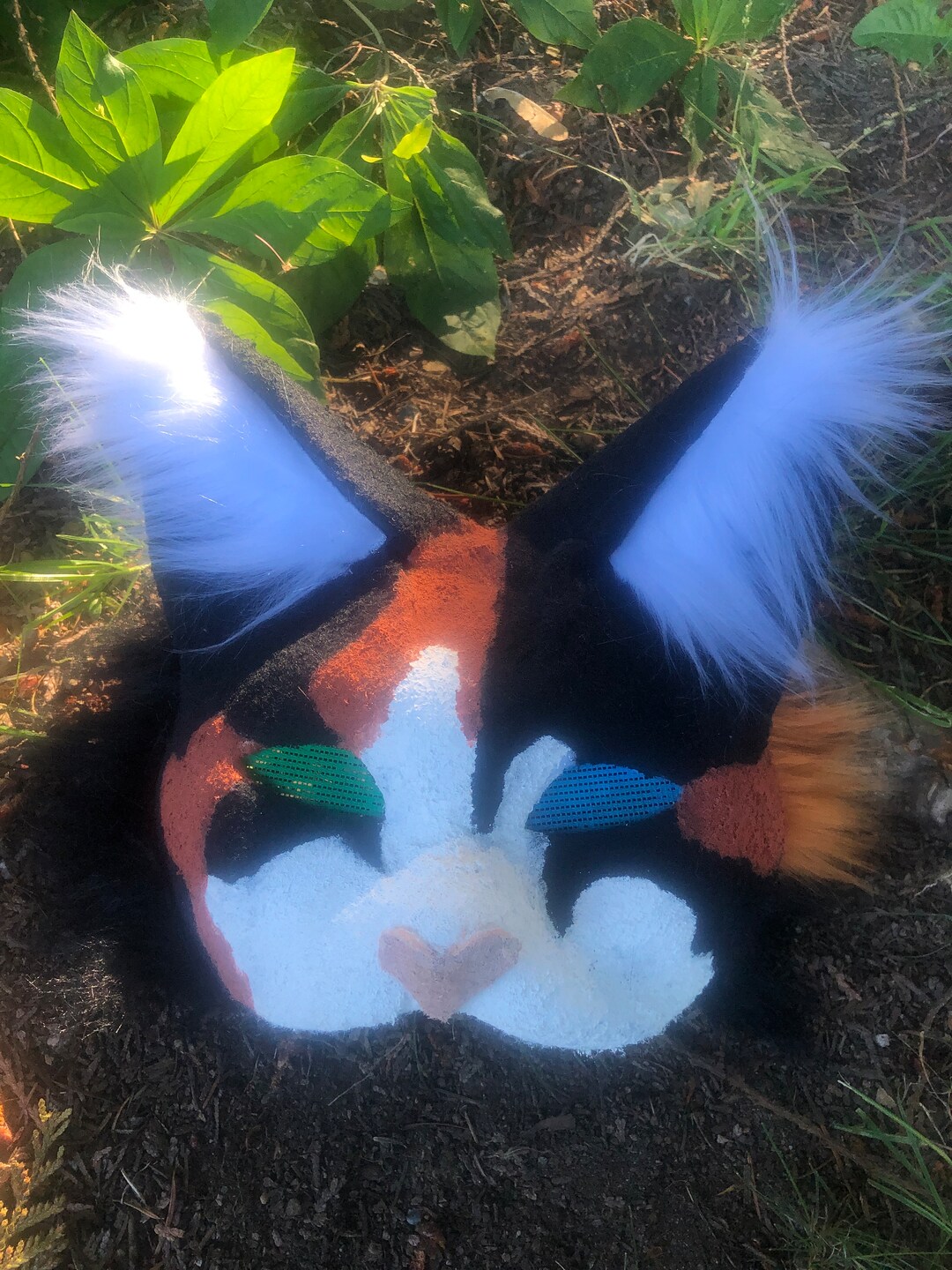 Calico Cat Quadrobist Therian Mask - Etsy