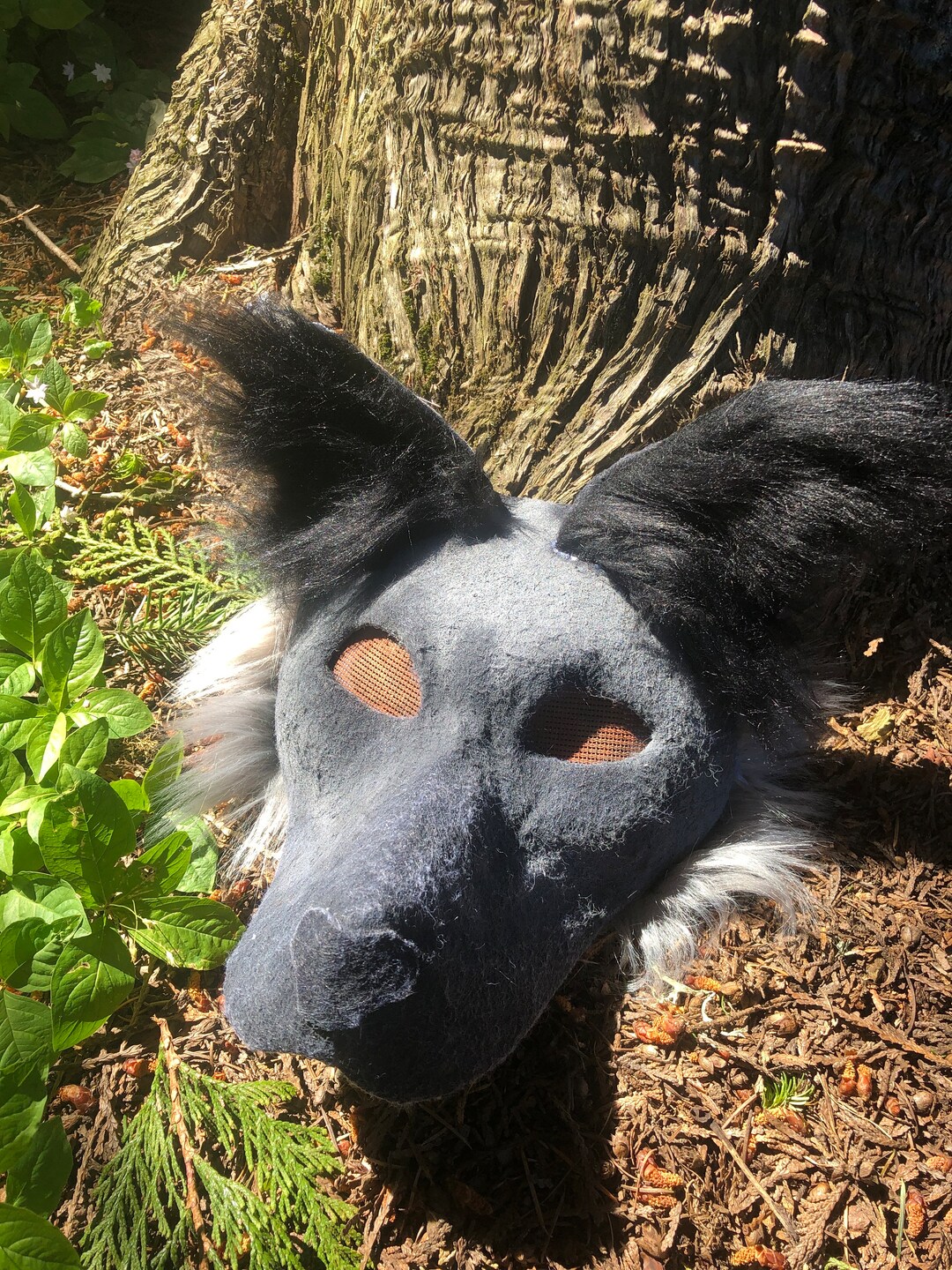 Silver Fox Quadrobist Mask - Etsy