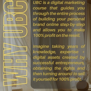UBC - Ultimate Branding Course - Etsy