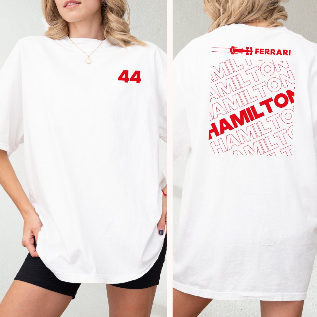 Lewis Hamilton Shirt F1 Merch and Gifts Hamilton 44 Formula 1 T-shirt ...
