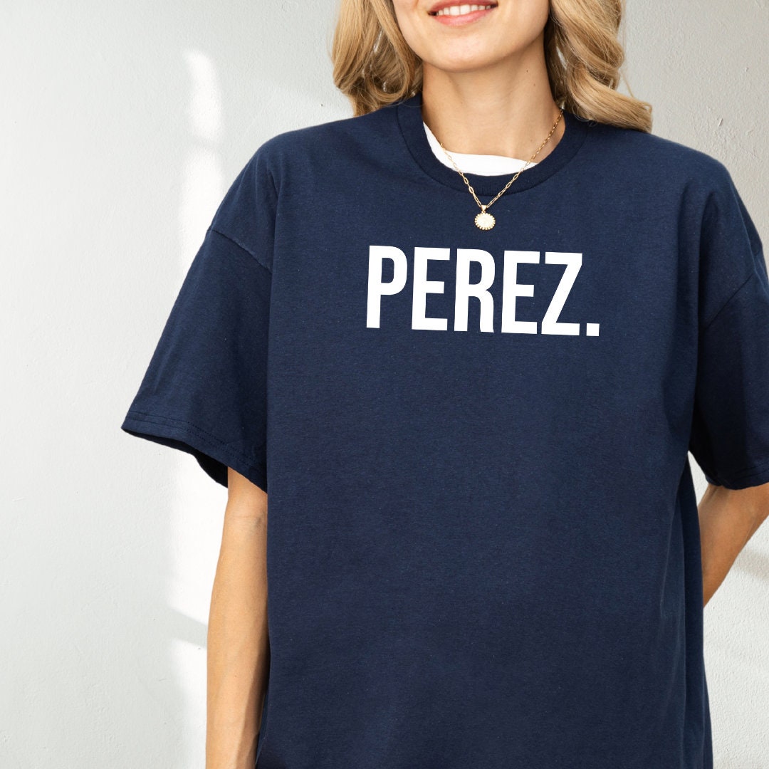 Sergio 'checo' Perez Red Bull Racing F1 Shirt Formula One Merch & Gift ...