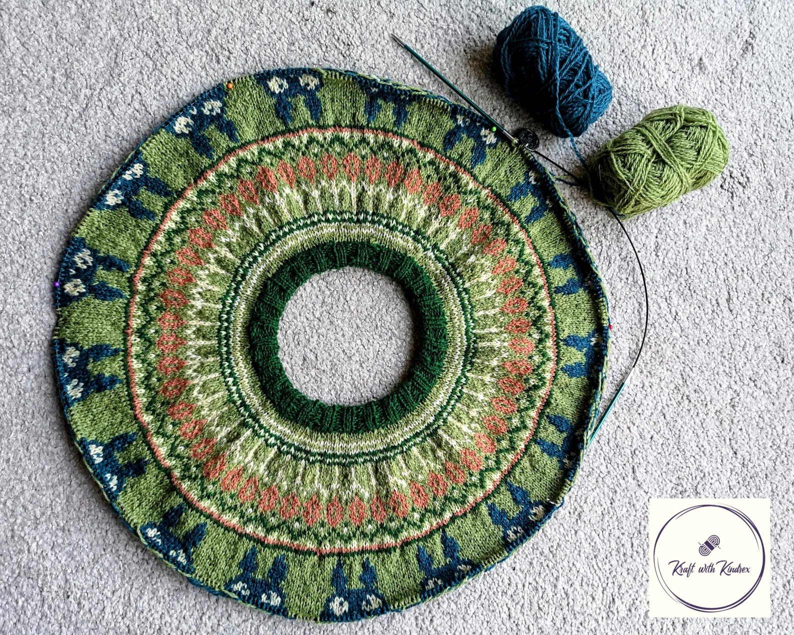 Knitting Pattern: Forest Spirit Fair Isle Jumper - Etsy