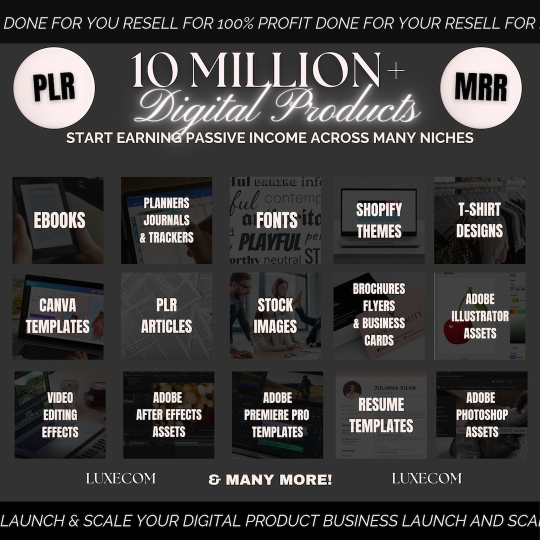 10 Mil+ Digital Products to Resell Ultimate Private Label Rights (PLR ...
