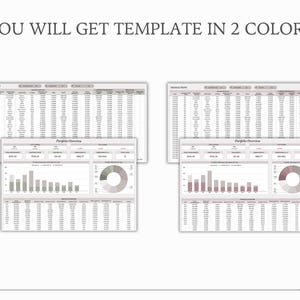 Crypto Portfolio Tracker | Investment Dashboard Google Sheets (digital ...