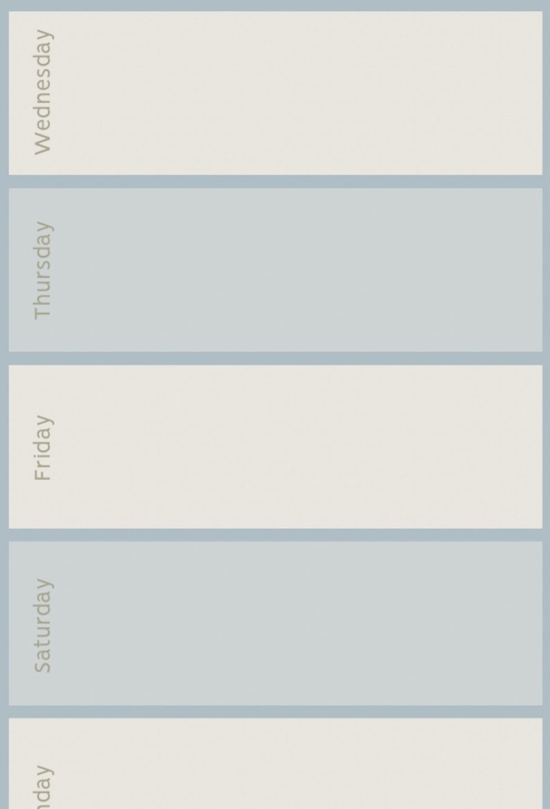 Weekly Planner Printable to Do List, Weekly Schedule, Weekly Organizer ...