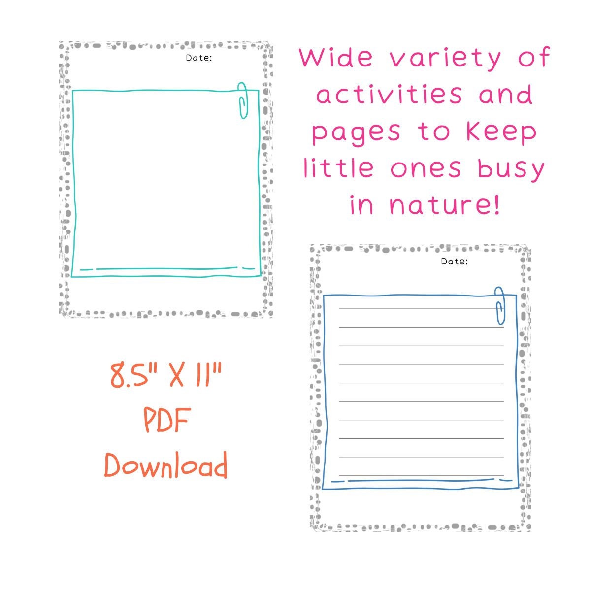 Printable Nature Journal Digital Download Nature Study Homeschool ...