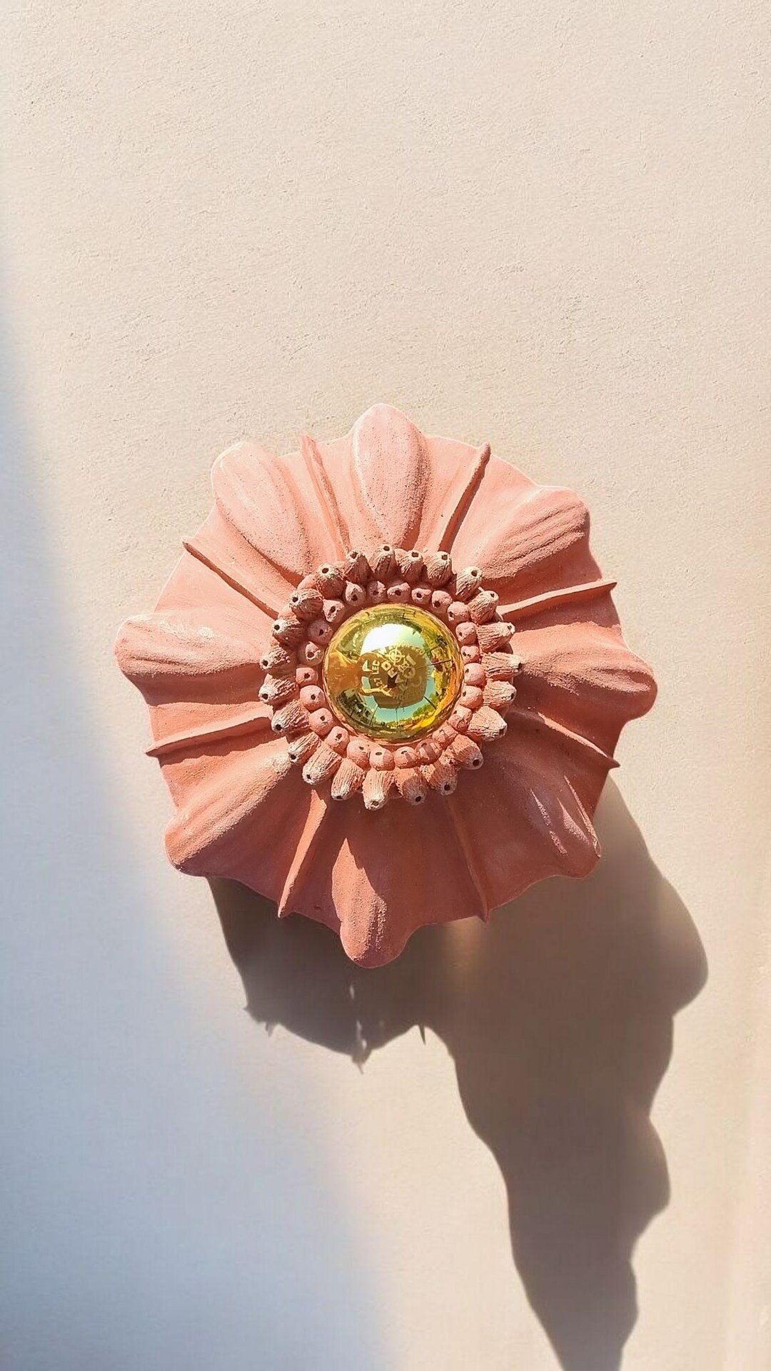 Lamp Exceptional Handshaped Ceramic Wall Lamp "faye"natural Sconce ...