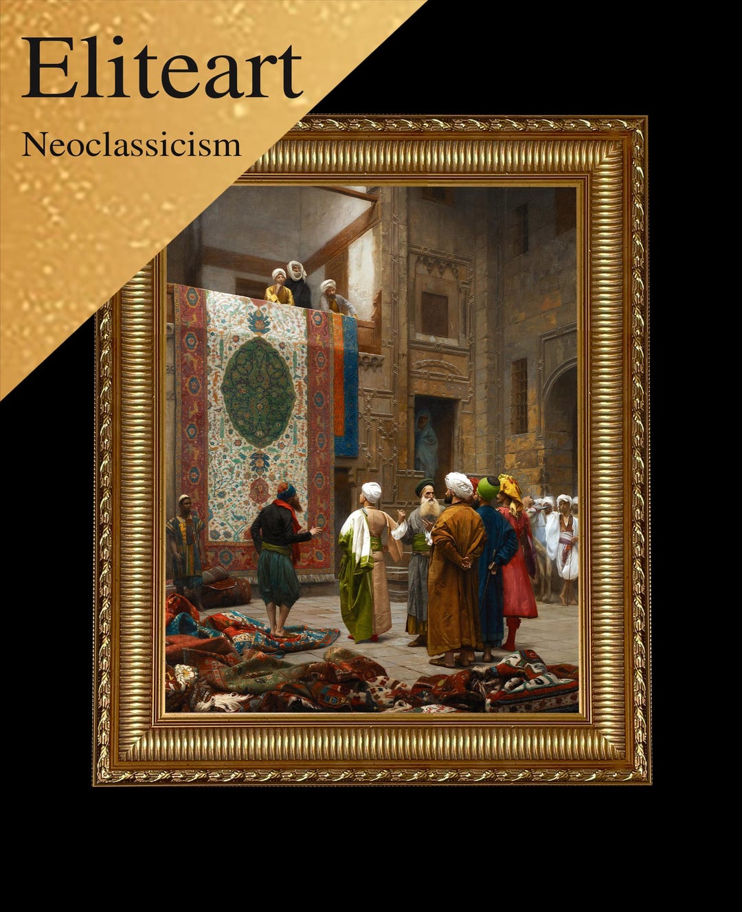 Eliteart-the Carpet Merchant by Jean-léon Gérôme Oil Painting ...