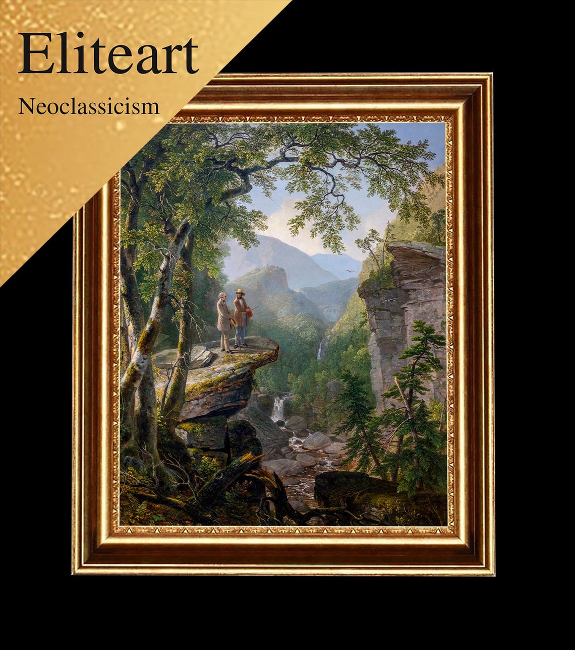 ELITEART- Kindred Spirits by Asher Brown Durand Oil Painting ...