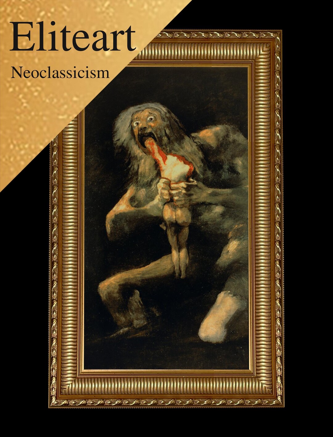 Eliteart-saturn Devouring His Son (from the Black Paintings) by ...