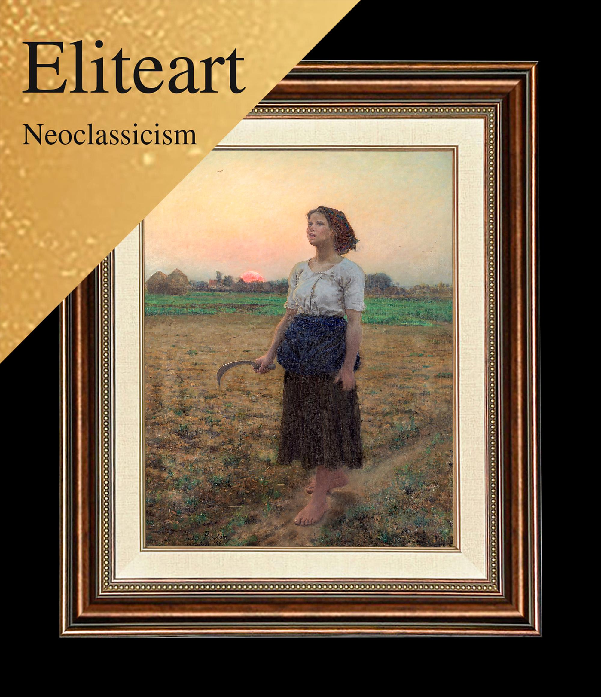 Eliteart-the Song of the Lark by Jules Breton Oil Painting Reproduction ...