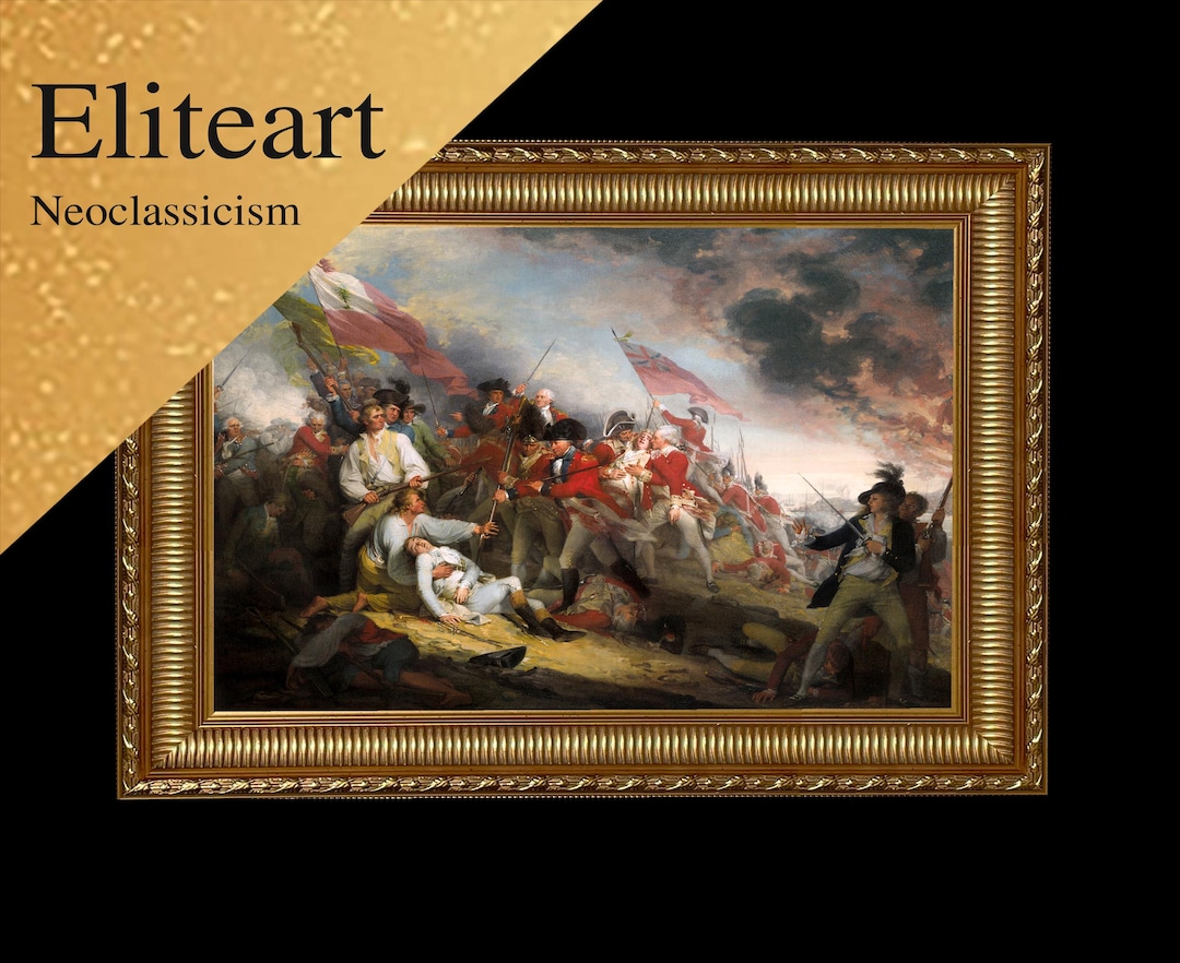 Eliteart-the Death of General Mercer at the Battle of Princeton by John ...