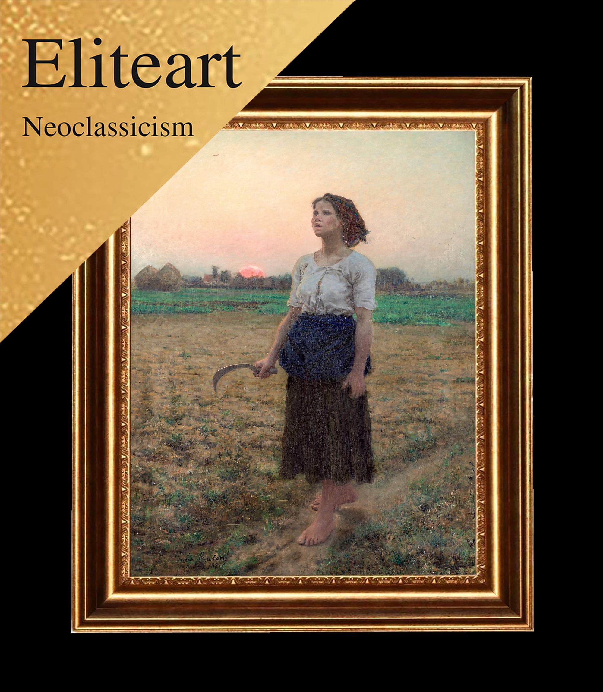Eliteart-the Song of the Lark by Jules Breton Oil Painting Reproduction ...