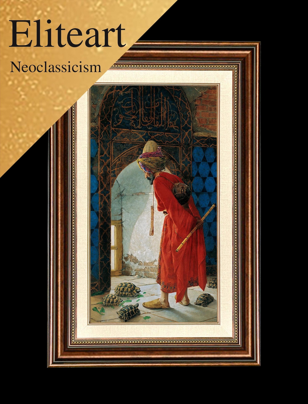 Eliteart-the Tortoise Trainer by Osman Hamdi Bey Oil Painting ...