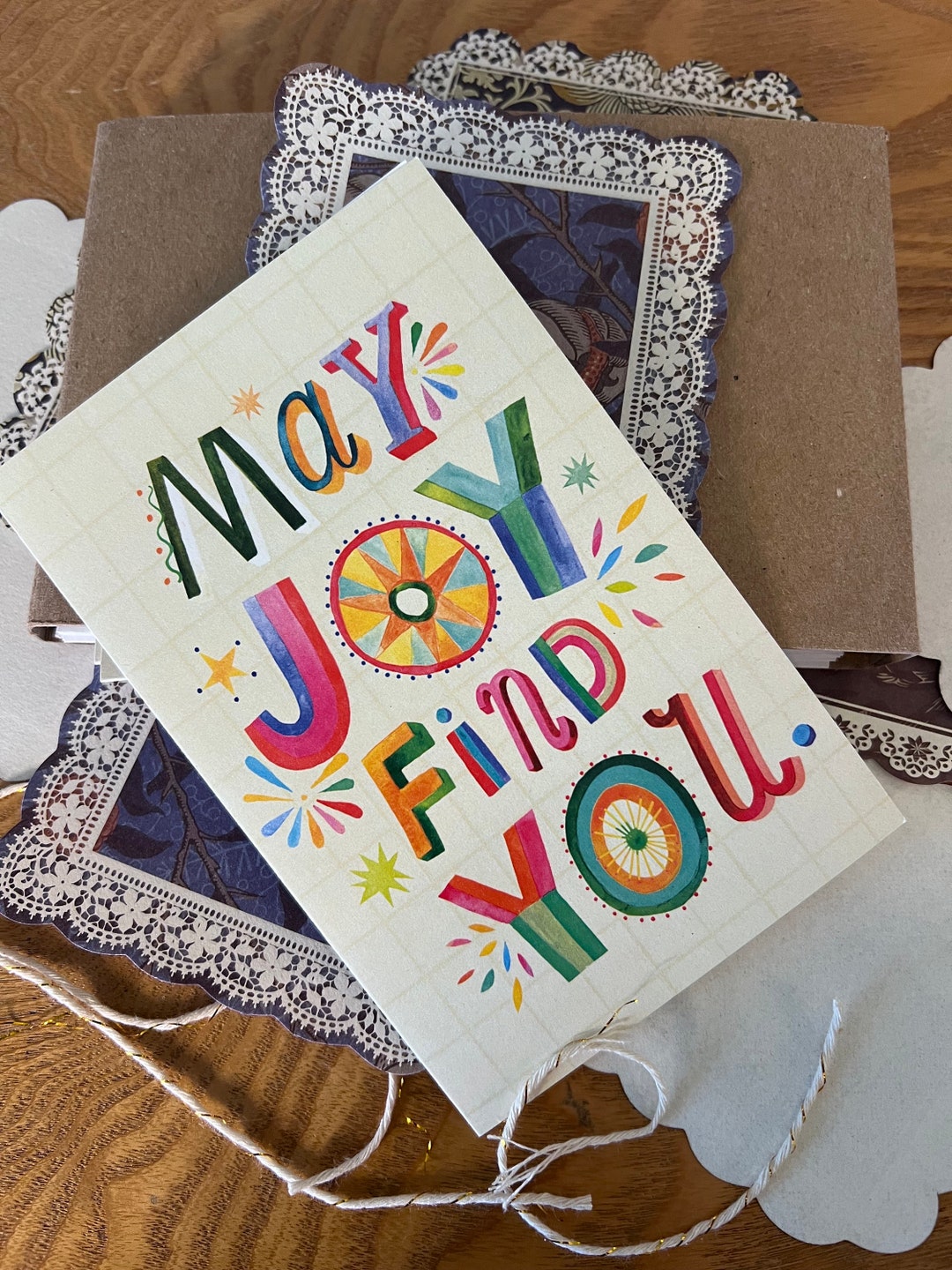 May Joy Find You Note Cards, With Snails Blank Cards Inside. - Etsy