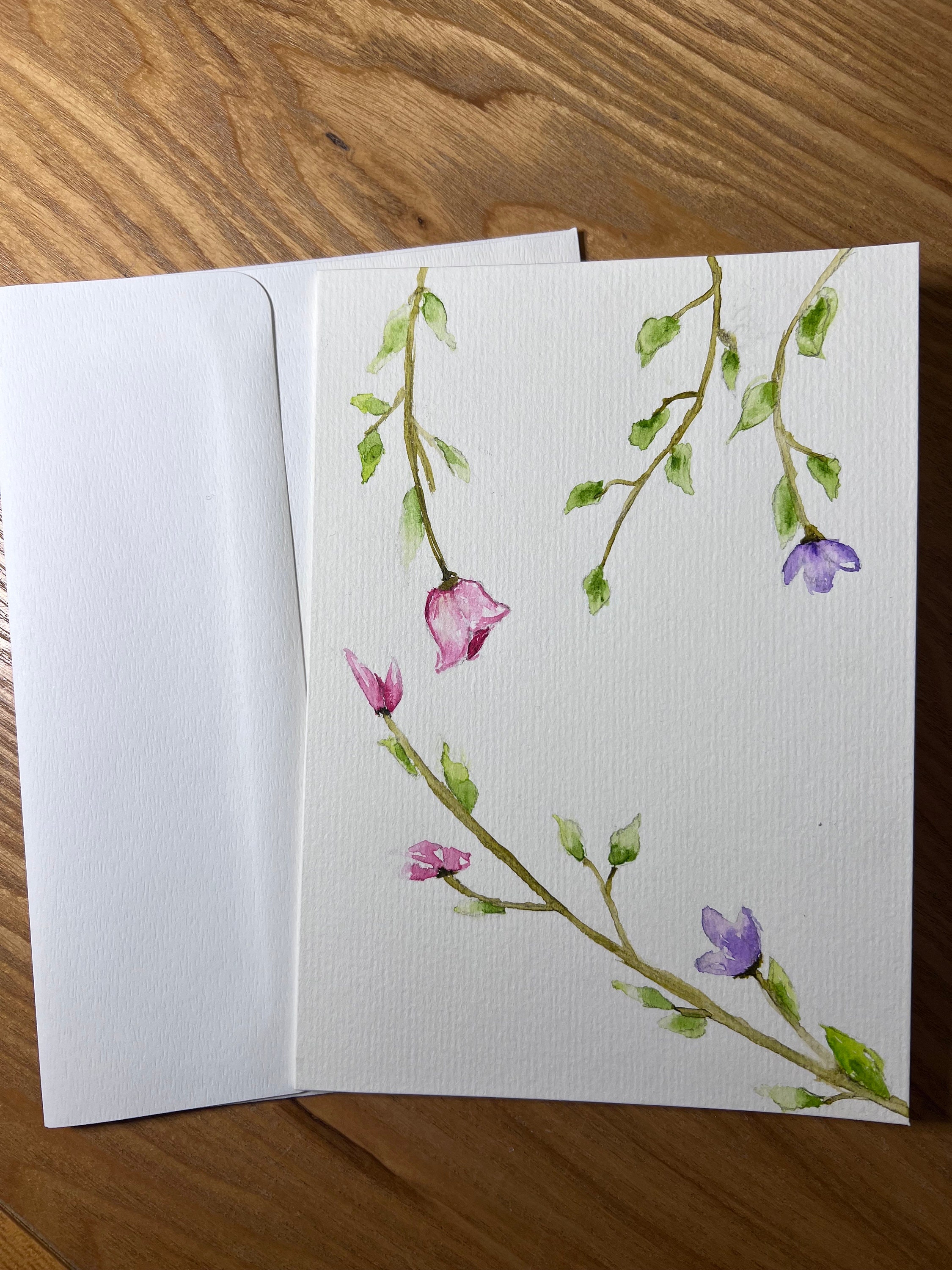 Handpainted Original Watercolor Cards - Etsy