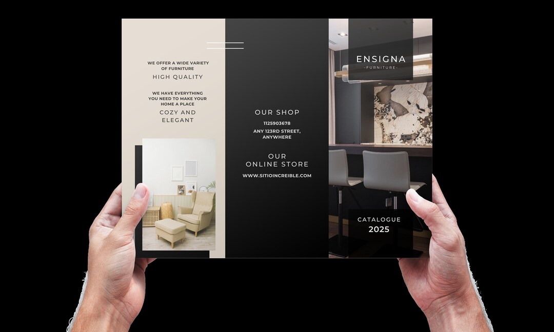 Editable Brochure Template - Etsy
