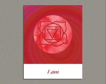 Indigo Third Eye Chakra Wall Art Meditative Yoga Symbols Print Calming ...