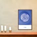 Indigo Third Eye Chakra Wall Art Meditative Yoga Symbols Print Calming ...
