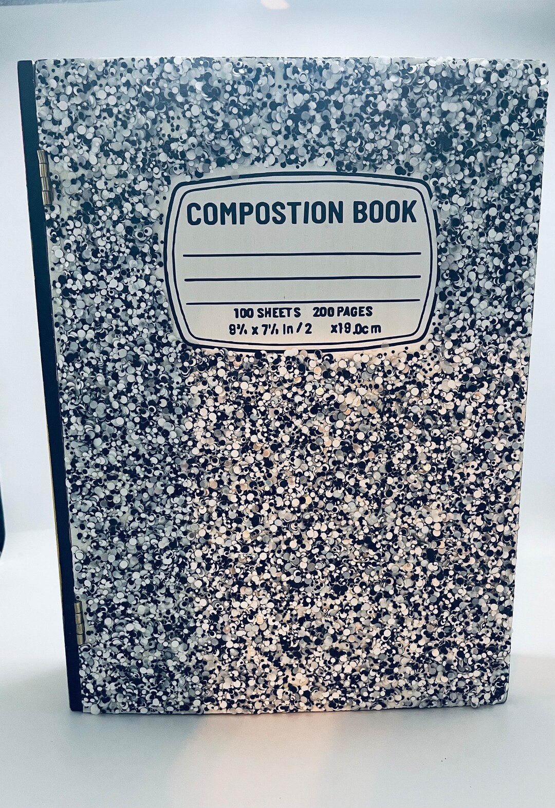 Glitter Composition Book Box - Etsy